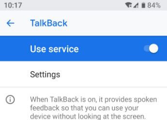 Cómo activar Talkback en Android Oreo - TecnoTraffic