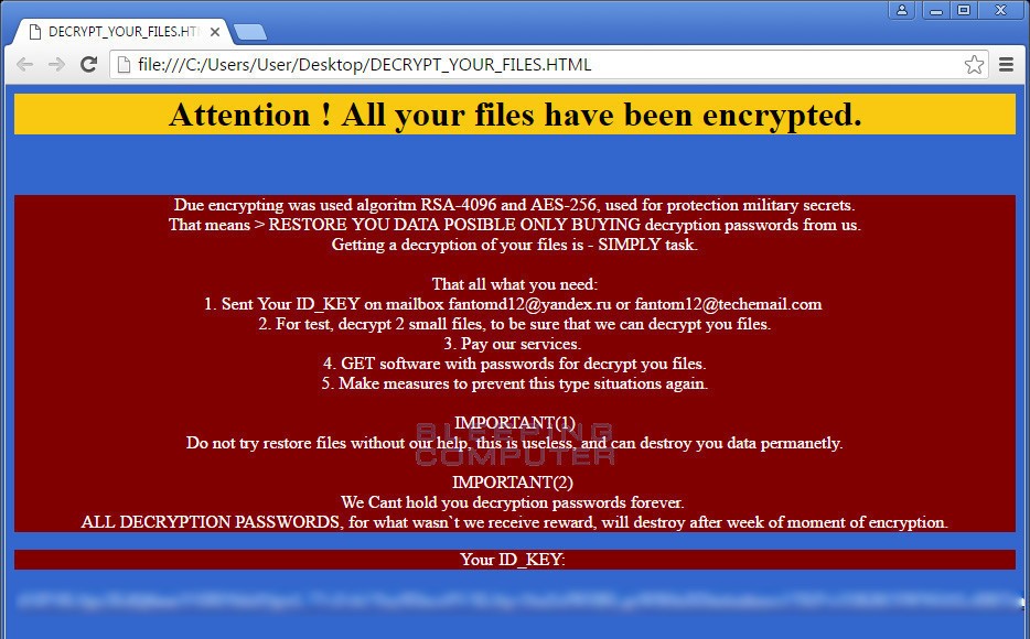 Amenazas recientes de ransomware: Fantom y FairWare Ransomware ...